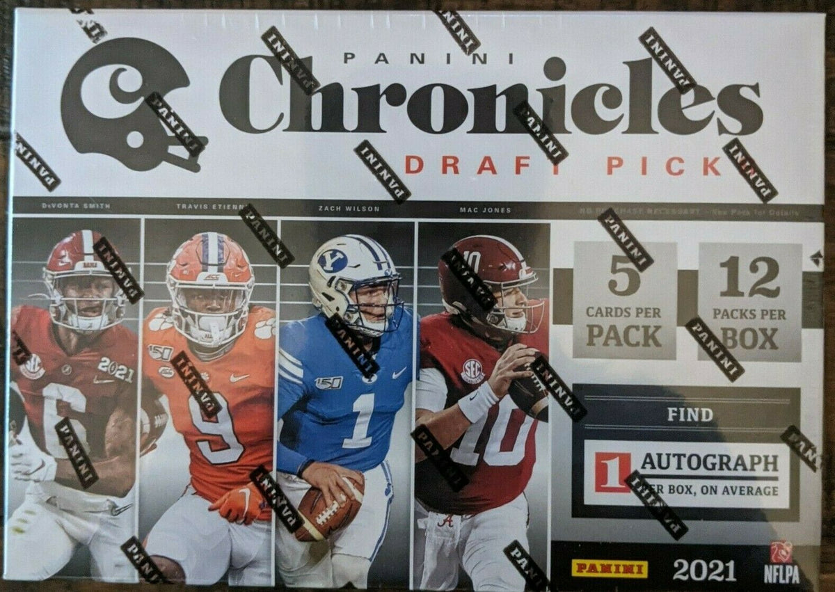 2021 Panini NFL Chronicles Draft Pick Football Trading Card Mega Box ...